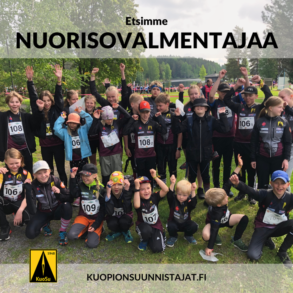Kuopion Suunnistajat etsii nuorisovalmentajaa – Suomen Suunnistusliitto